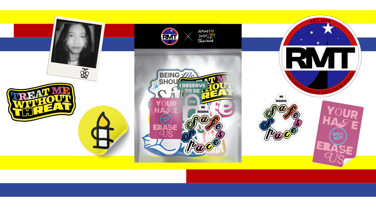 Roger Major Tom ศิลปินผู้ออกแบบสติกเกอร์ เพื่อสื่อสารเรื่องความหลากหลา ...